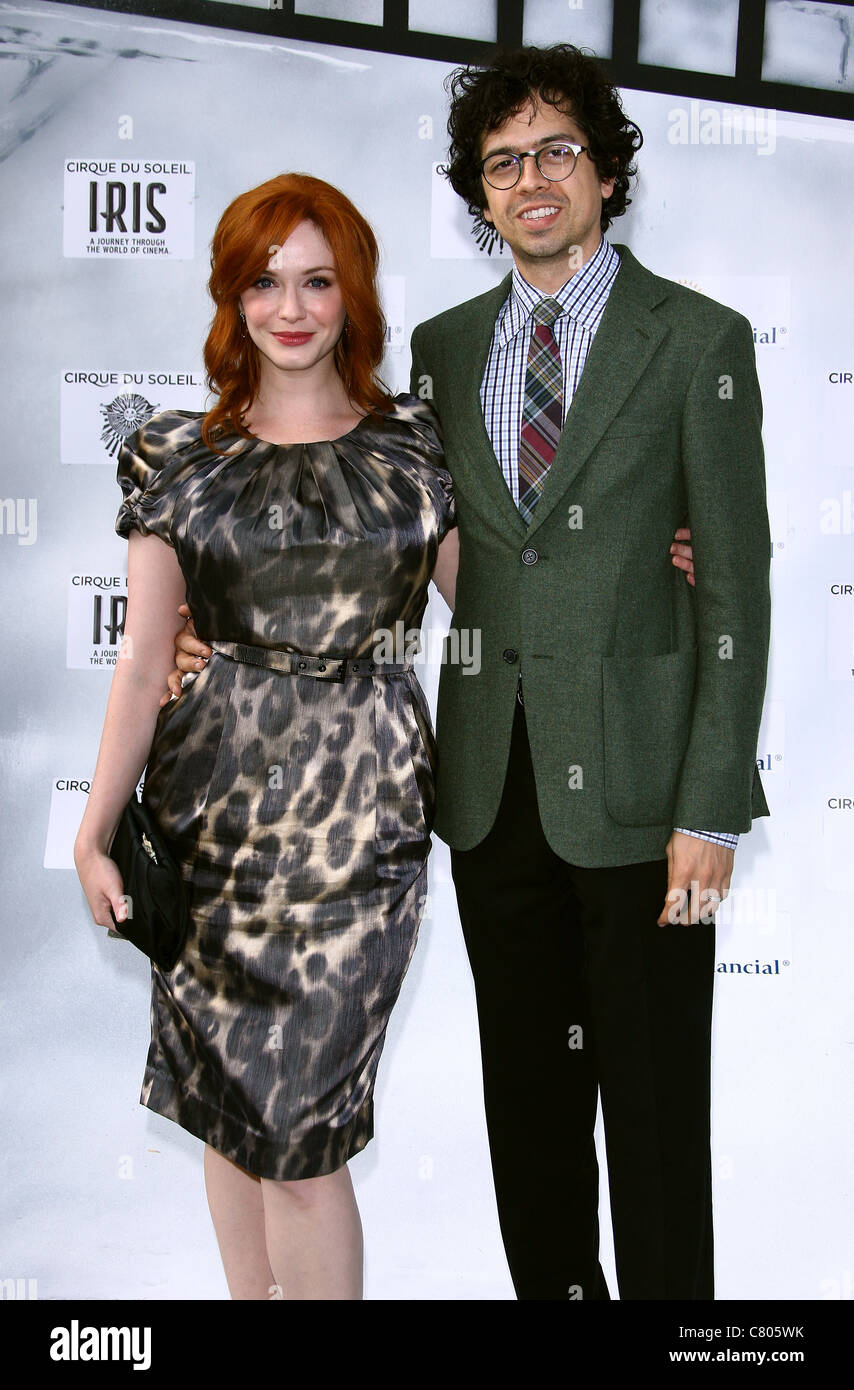 CHRISTINA HENDRICKS & GEOFFREY AREND CIRQUE DU SOLEIL IRIS. WORLD ...