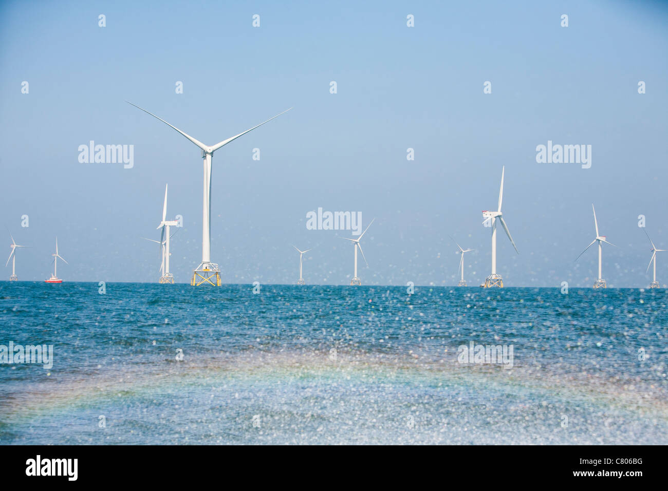 The Ormonde Offshore Wind Farm is currently being built in the Irish ...