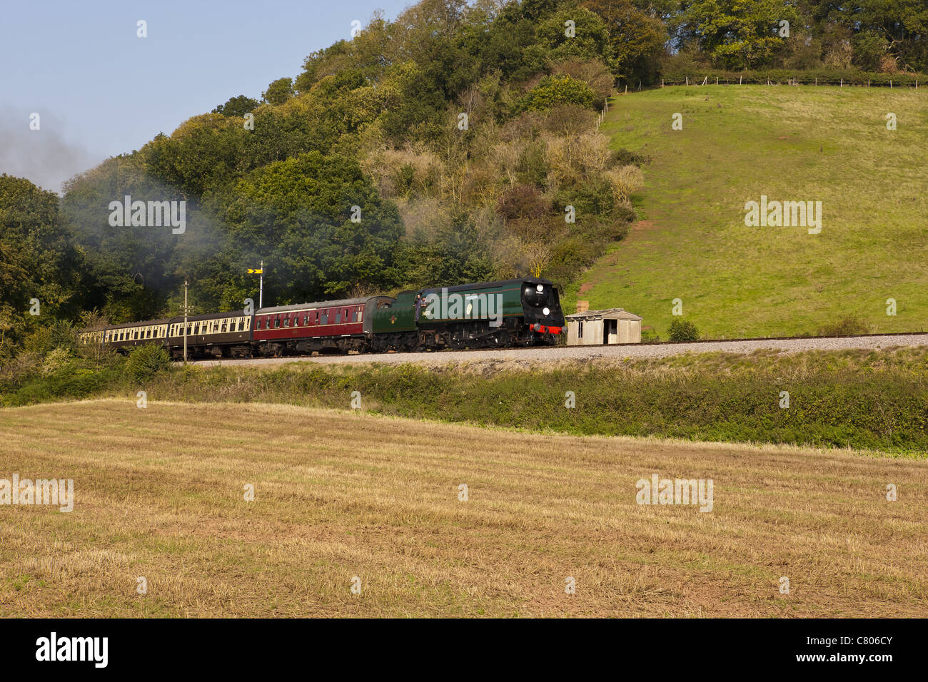West somerset railway dunster castle hi-res stock photography and ...