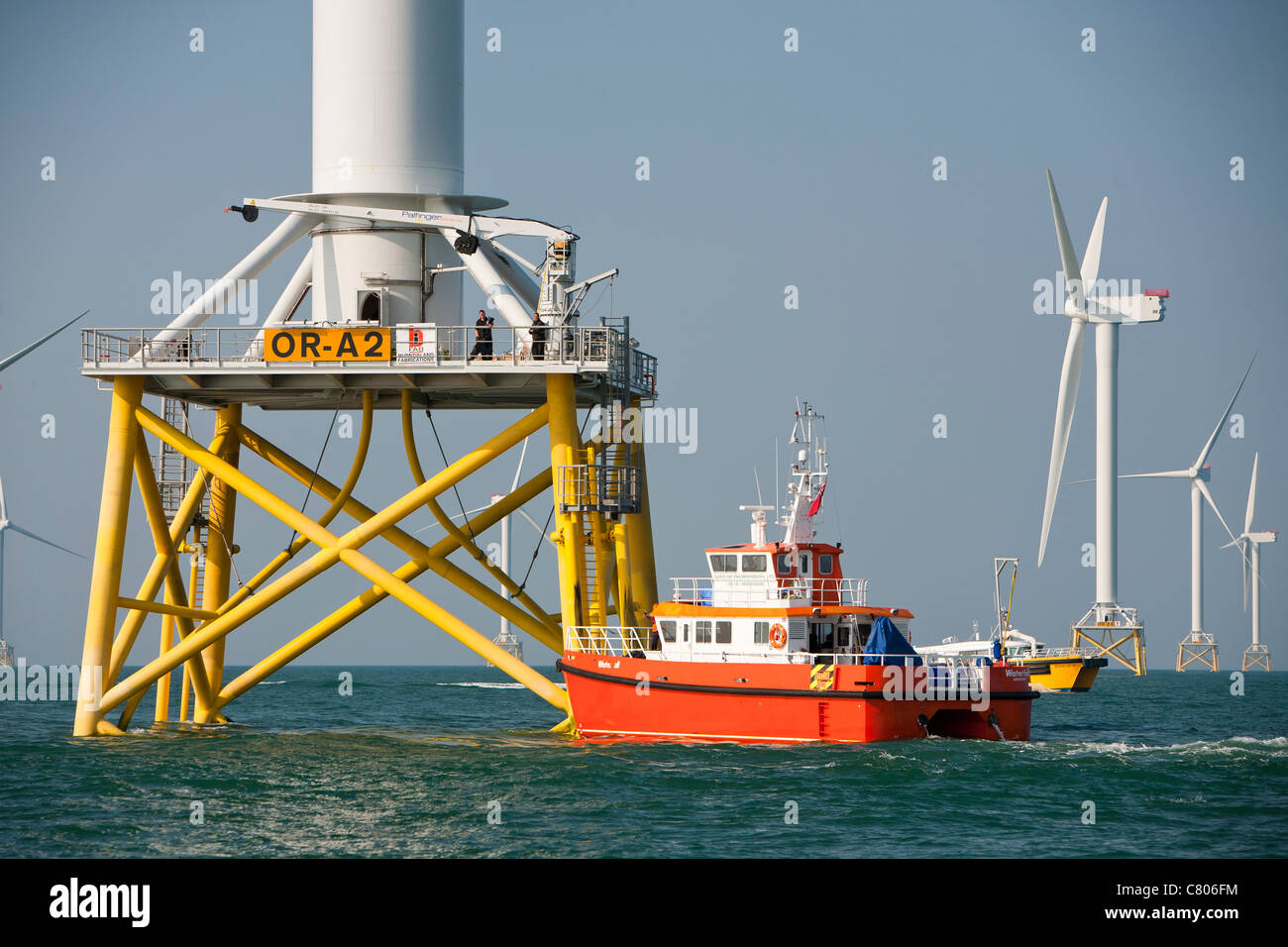The Ormonde Offshore Wind Farm is currently being built in the Irish ...