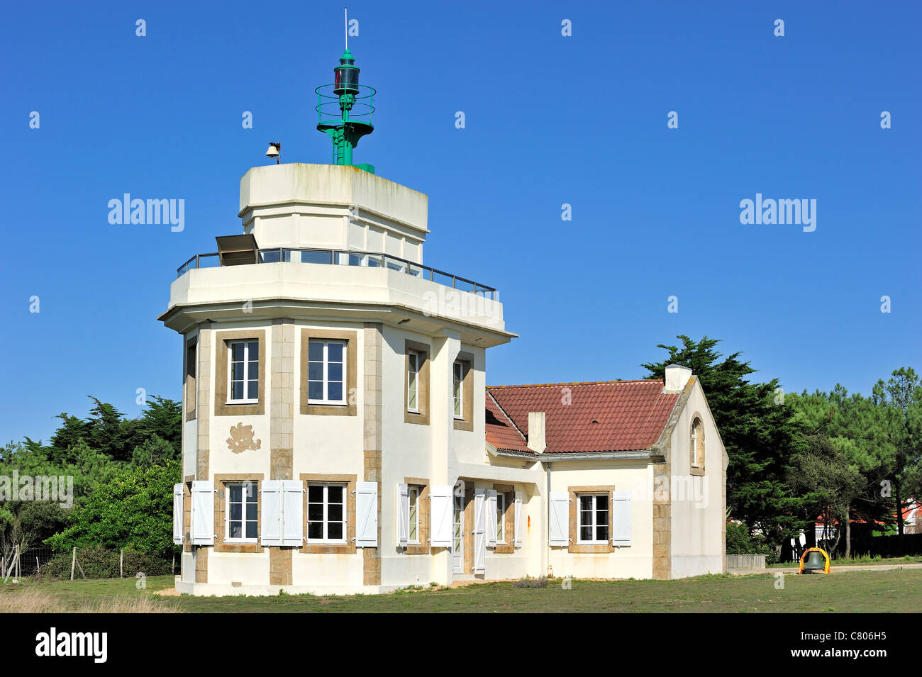 Semaphore / Lighthouse at the Pointe Saint-Gildas / Saint Gildas Point ...