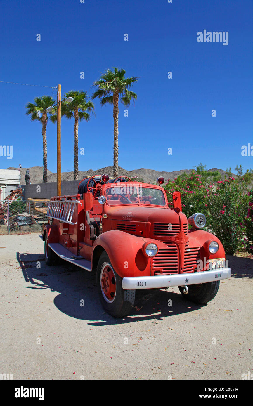 An Old Fire Engine at General Patton Memorial Museum California USA ...