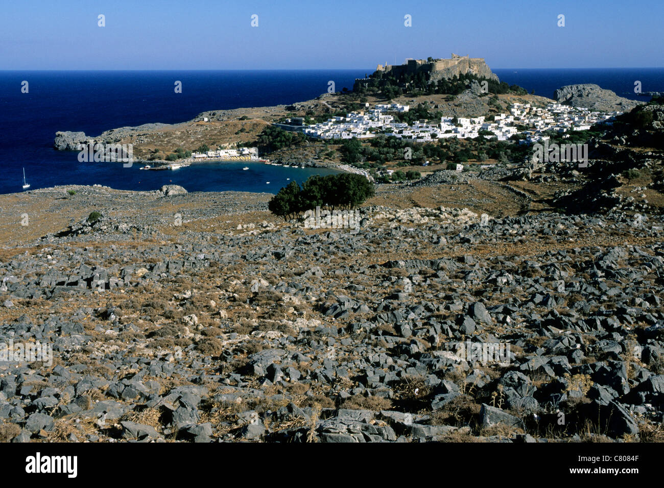 Villages de rhodes hi-res stock photography and images - Alamy