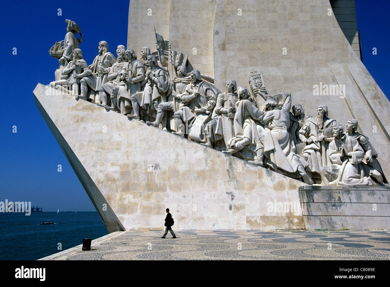 Portugal, Lisbon ,Discoveries monument Stock Photo - Alamy