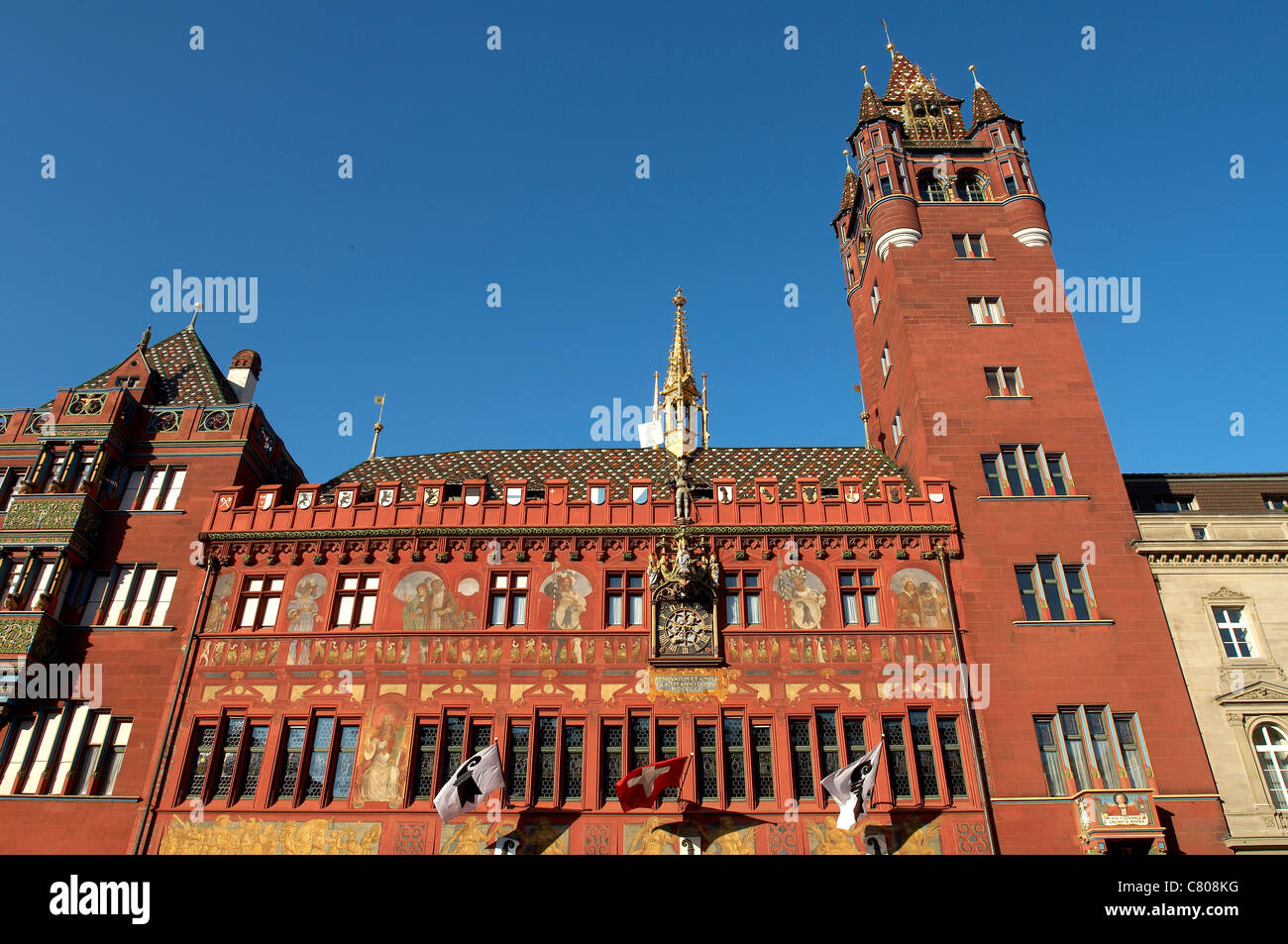 Switzerland, Basel, Rathaus Stock Photo - Alamy