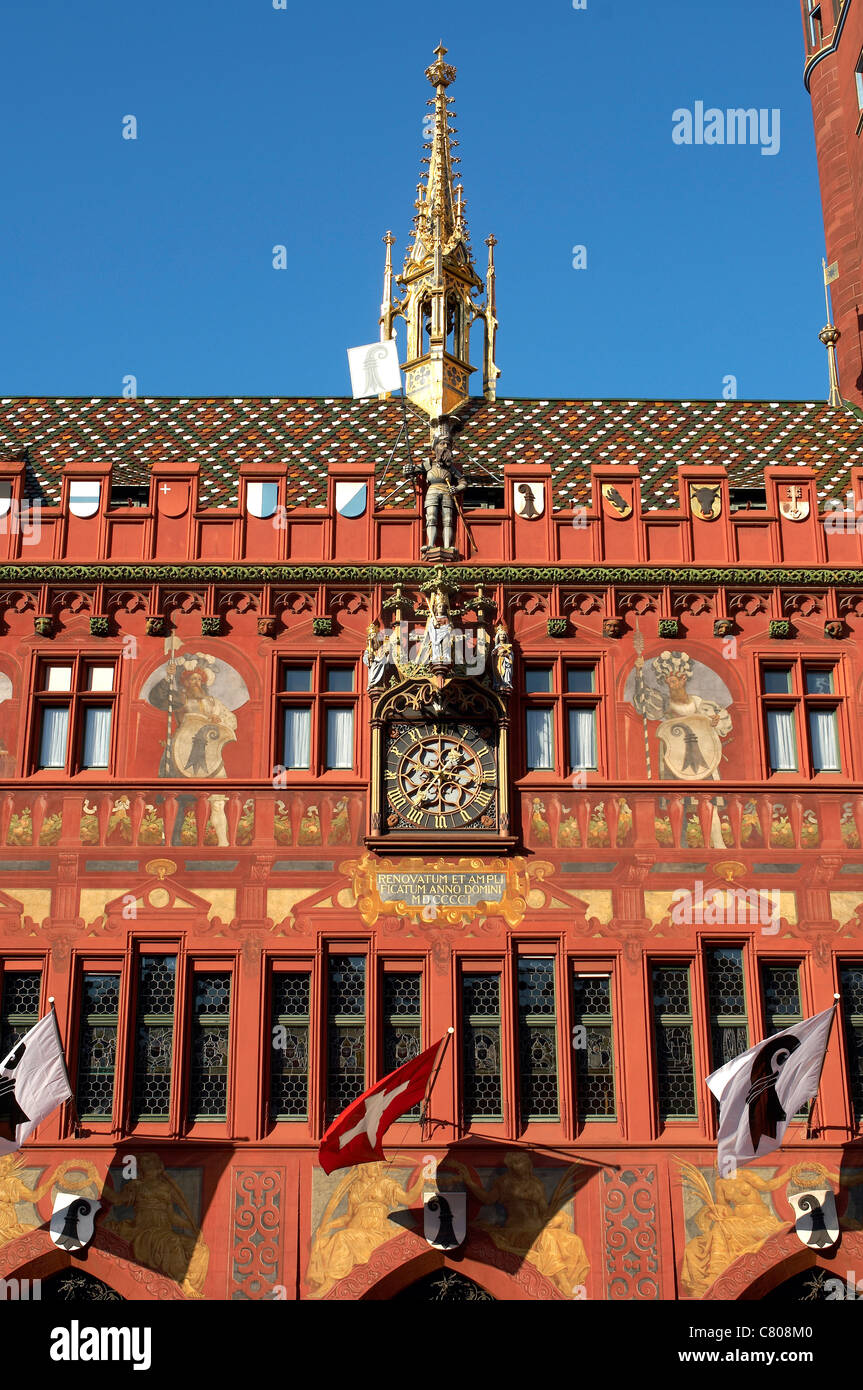 Switzerland, Basel, Rathaus Stock Photo - Alamy