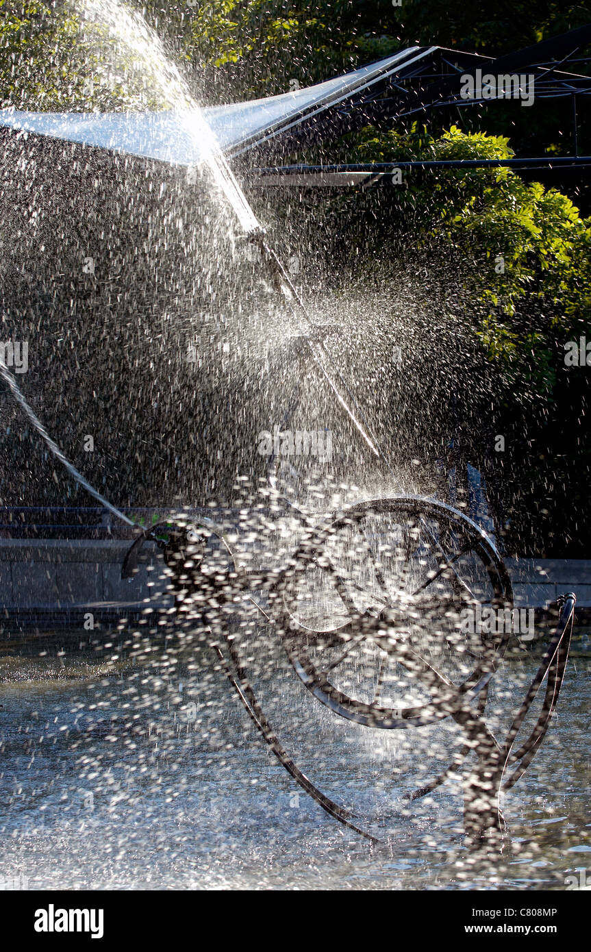 Switzerland, Basel, Tinguely fountain Stock Photo - Alamy