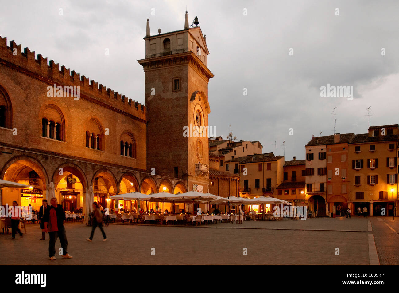 Italy, Lombardy, Mantova,Piazza Sordello Stock Photo - Alamy