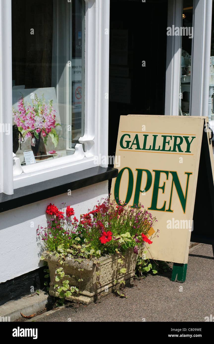 High Street Gallery, Dedham, Essex, UK Stock Photo - Alamy