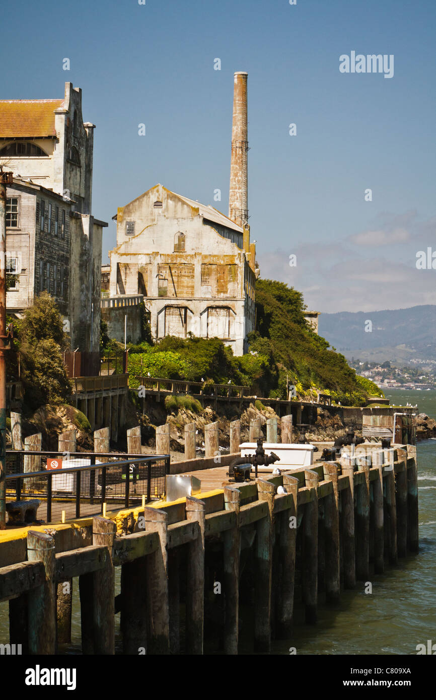 dock alcatraz island Stock Photo - Alamy