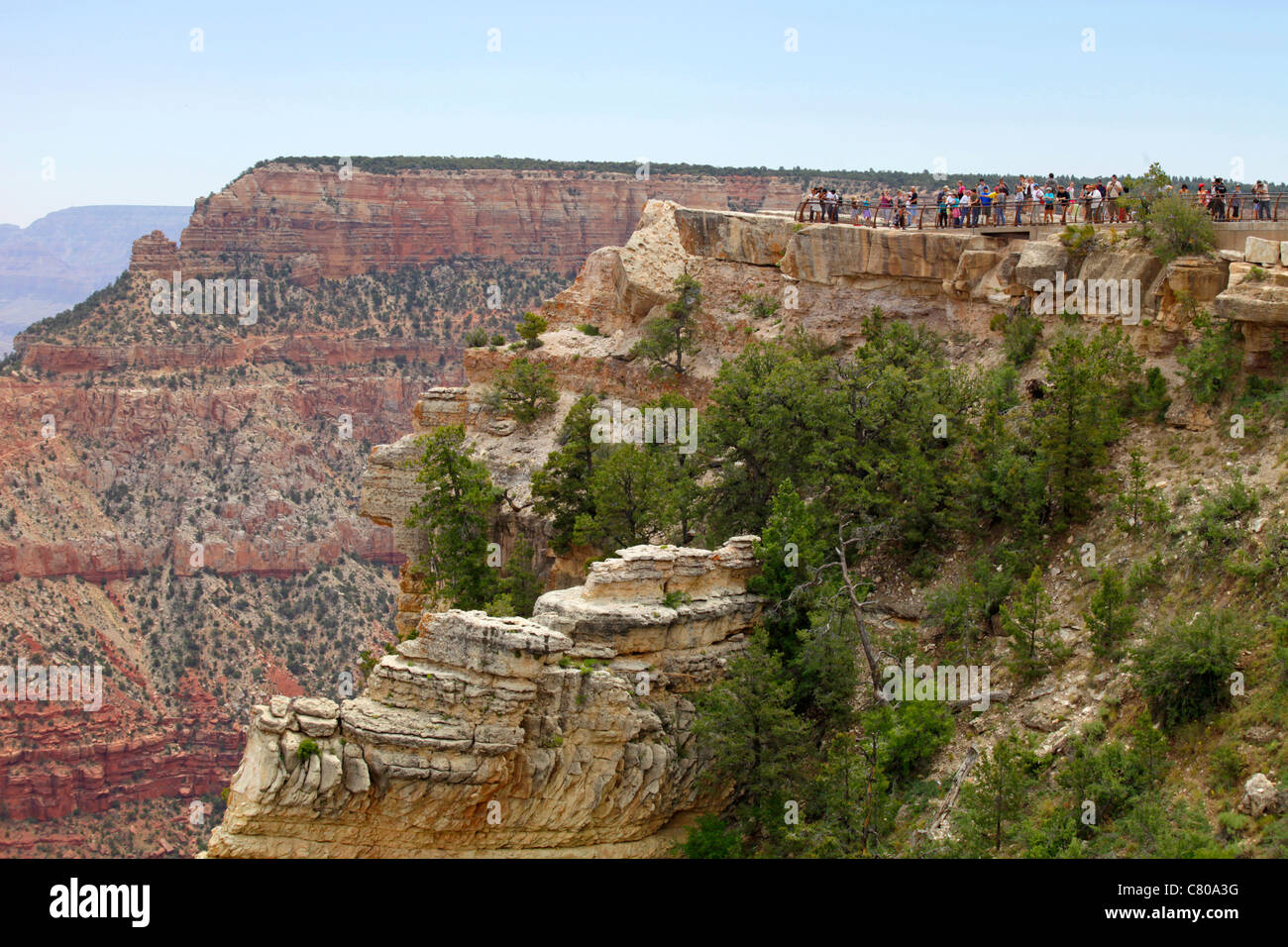 The Grand Canyon Landscape view from South Rim Arizona USA Stock Photo ...