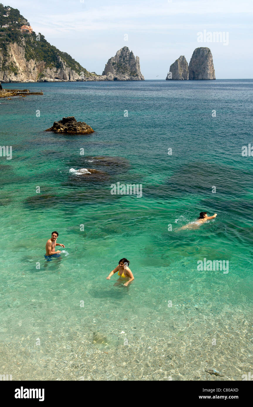 Marina piccola beach capri hi-res stock photography and images - Alamy