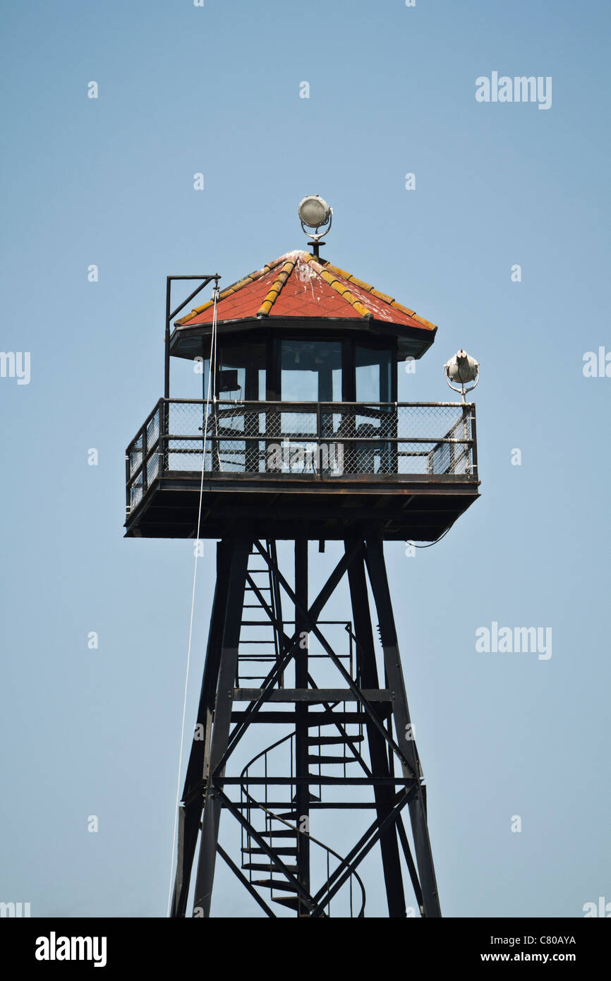 dock tower alcatraz Stock Photo - Alamy