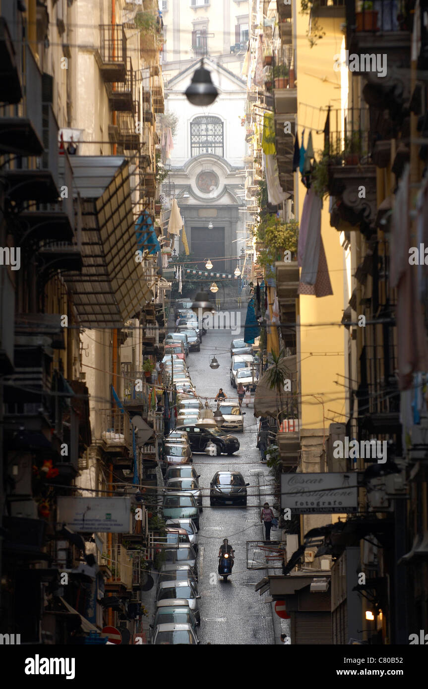 Naples street italy hi-res stock photography and images - Alamy