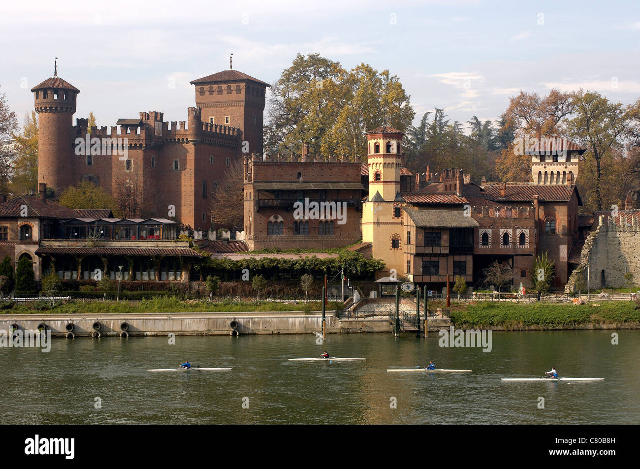 Piedmont, Turin, the Valentino castle Stock Photo - Alamy