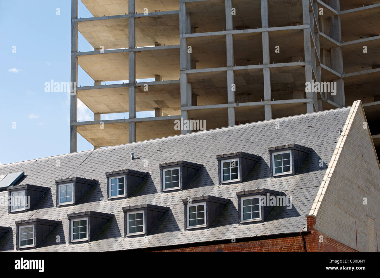 Uncompleted residential flats hi-res stock photography and images - Alamy