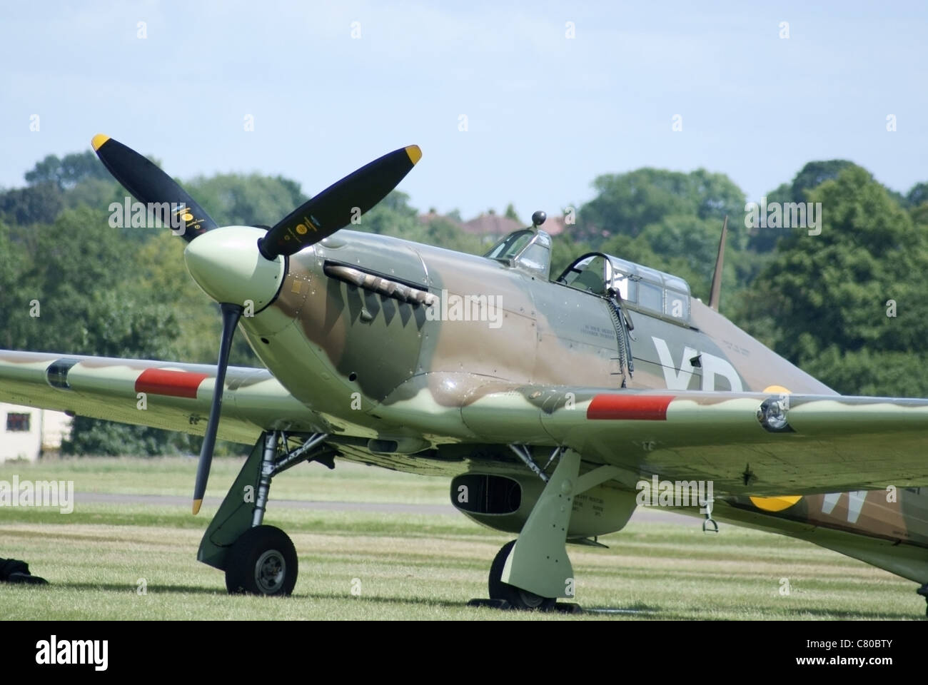 Hawker Hurricane Mark 1 single seat RAF fighter from the Battle of ...
