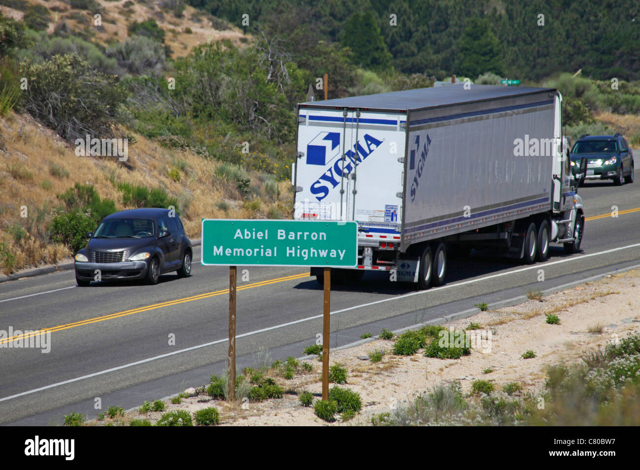 Sign highway hi-res stock photography and images - Alamy