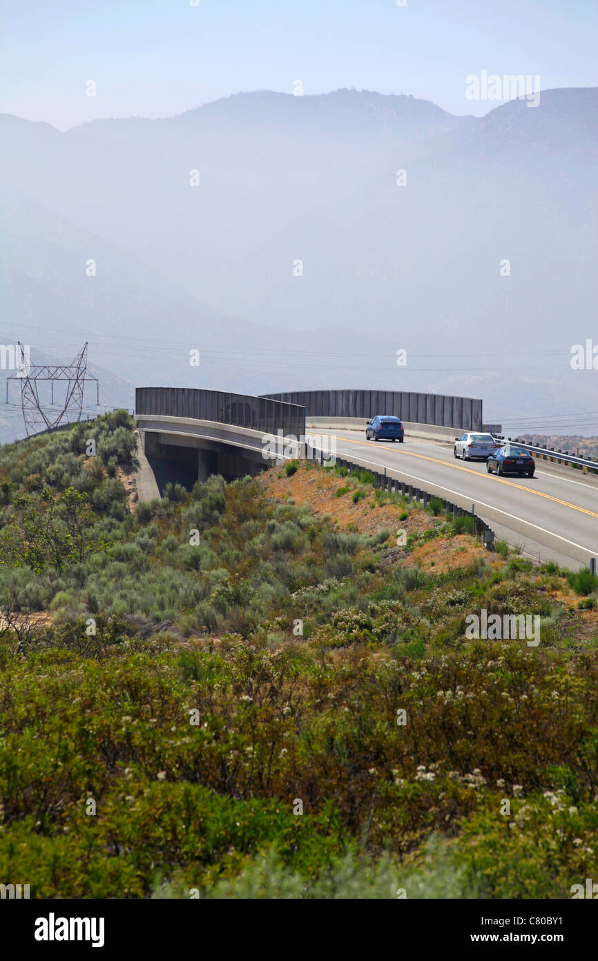A Highway over Railroad at Cajon Pass California USA Stock Photo - Alamy