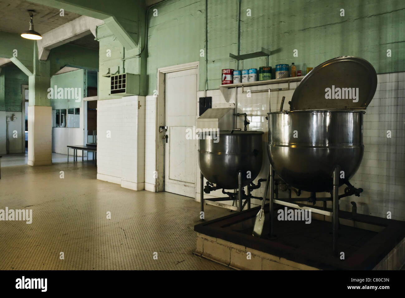 kitchen alcatraz prison Stock Photo - Alamy