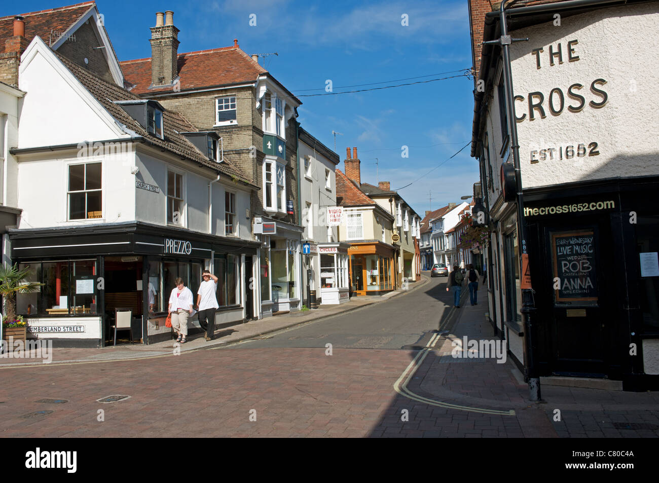 The Cross Corner, Woodbridge, Suffolk, UK Stock Photo - Alamy