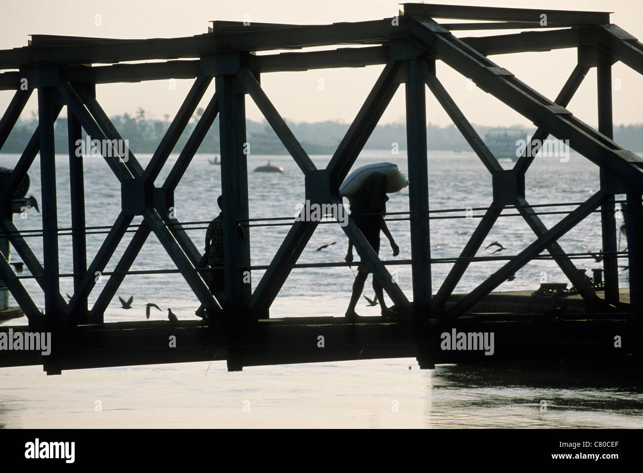 Myanmar (Burma), Yangon, bridge over the Yangon River Stock Photo - Alamy