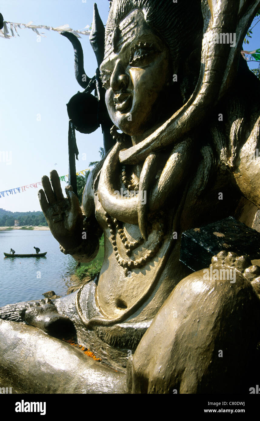 India - Kerala, Shiva Temple Stock Photo - Alamy
