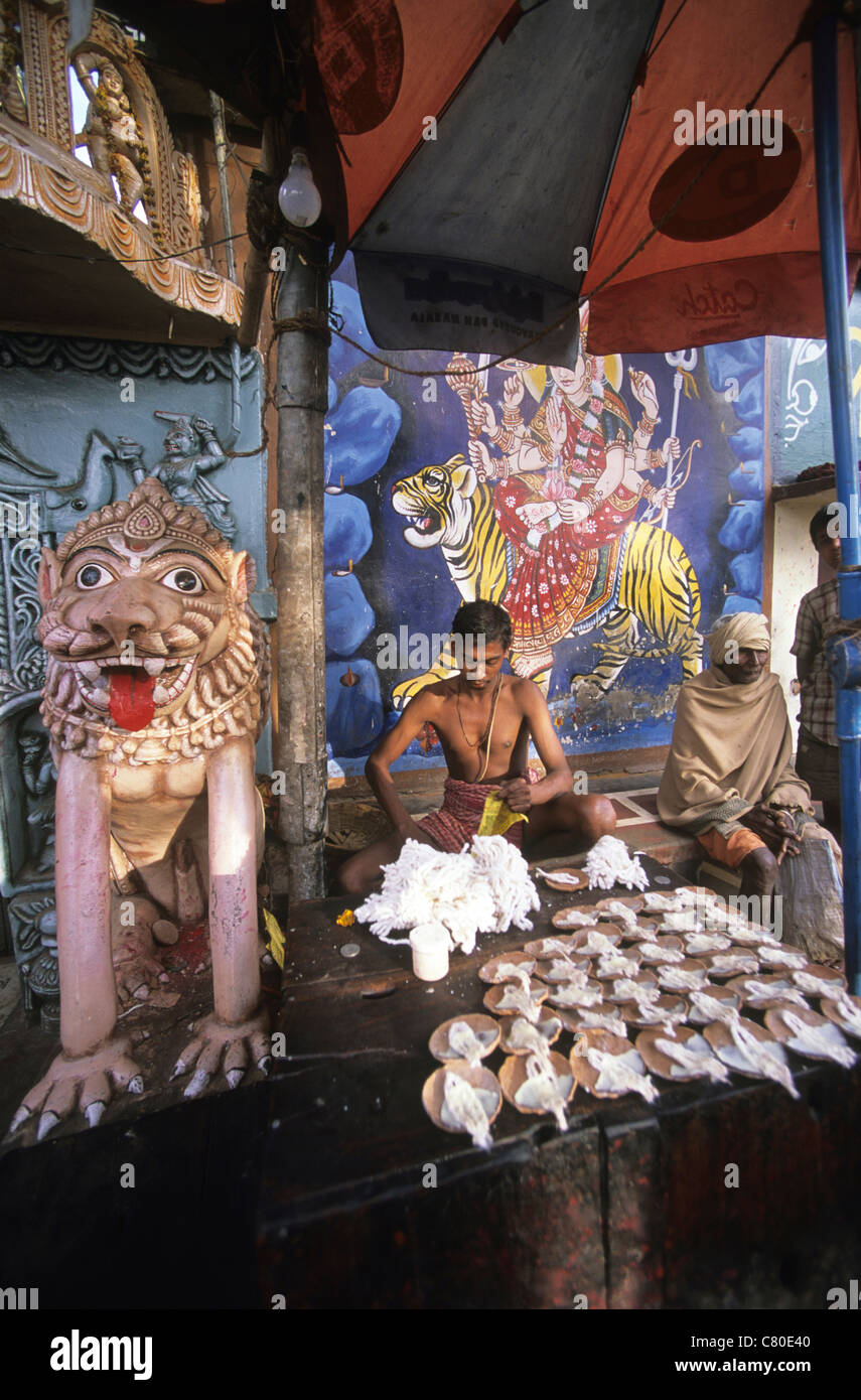 India, Orissa, Puri, Country shrines Stock Photo - Alamy