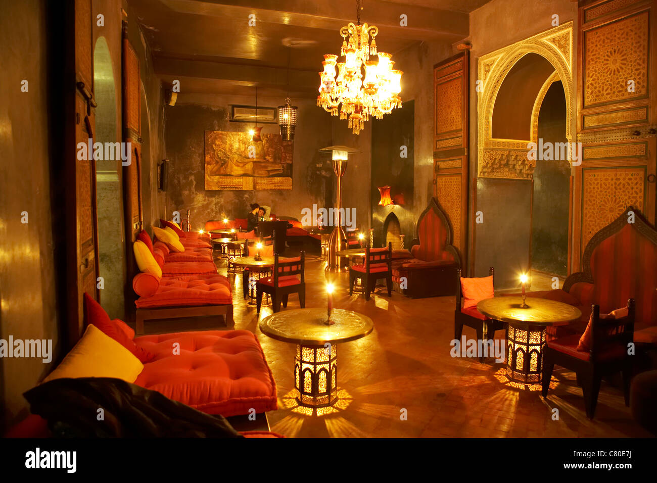Table Chair Marrakech Morocco Africa High Resolution Stock Photography ...