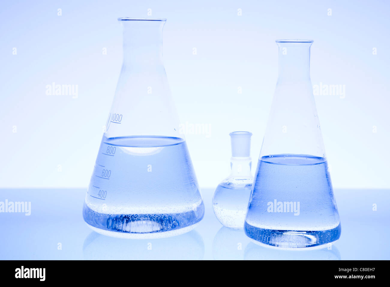 Glass in laboratory Stock Photo - Alamy