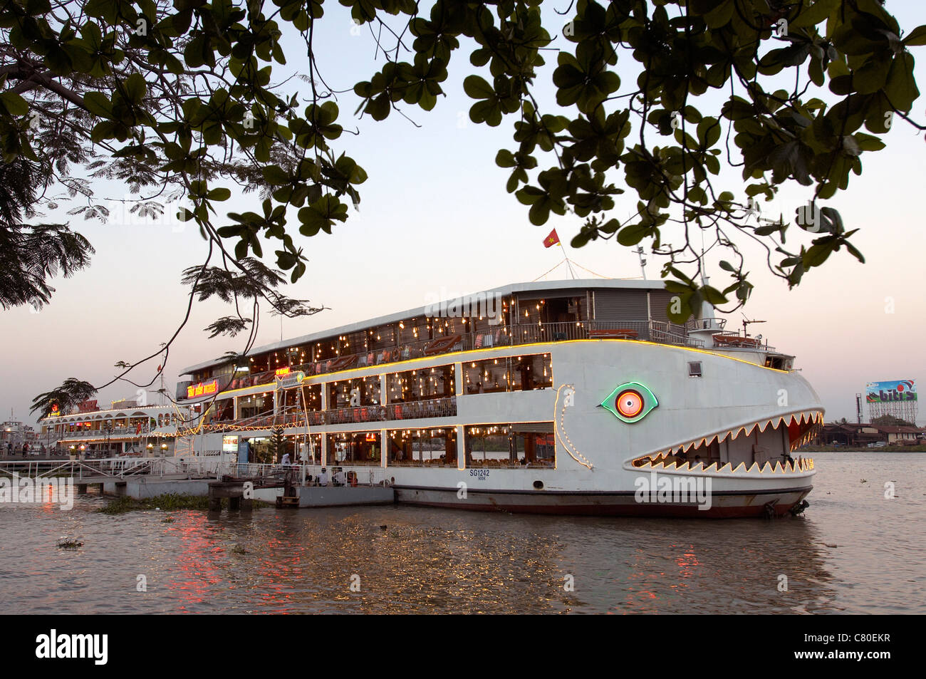 Vietnam, Ho Chi Minh City, ferry boat Stock Photo - Alamy