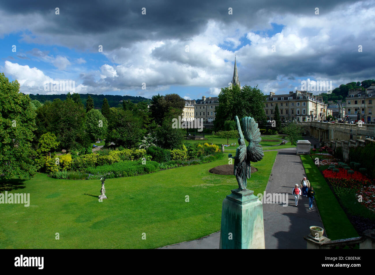 UK, England, Bath, Garden Stock Photo - Alamy
