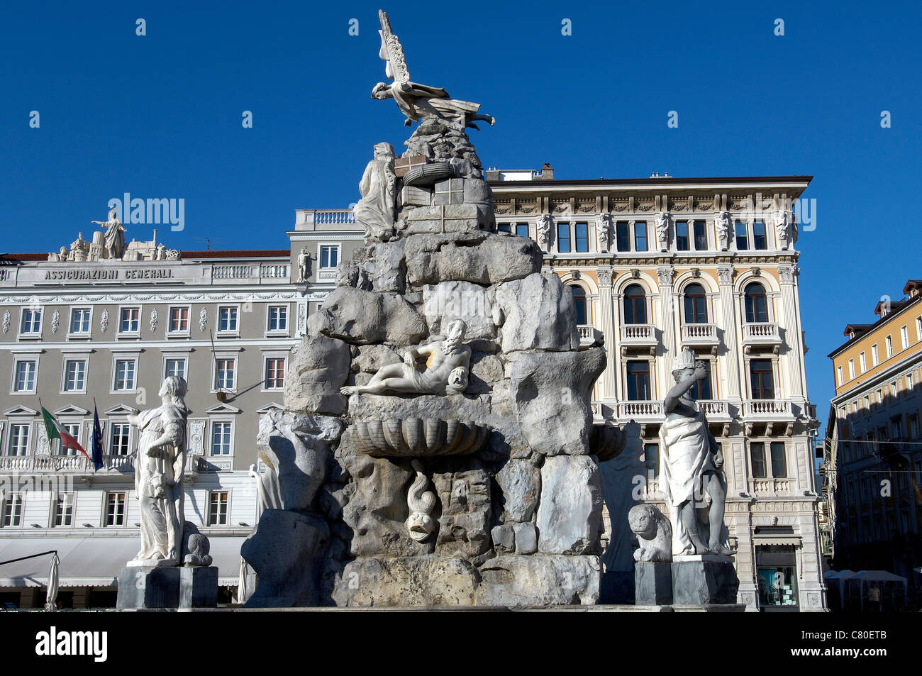 Trieste monuments hi-res stock photography and images - Alamy