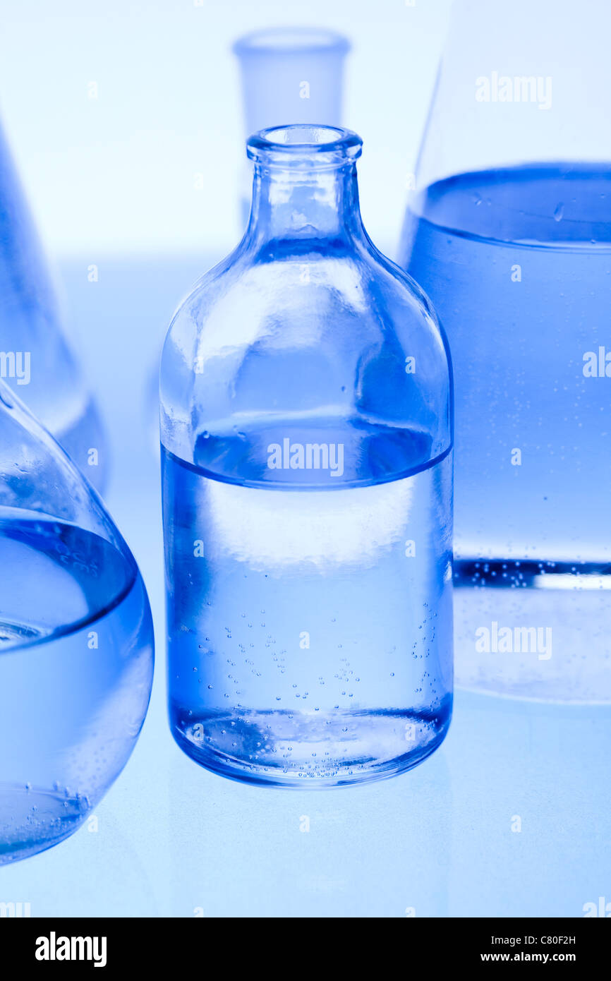 Biochemistry Laboratory and glass Stock Photo - Alamy