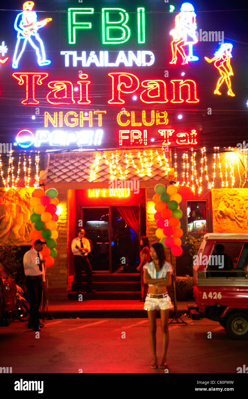 Thailand, Phuket, Patong Bangla street, red lights district Stock Photo ...