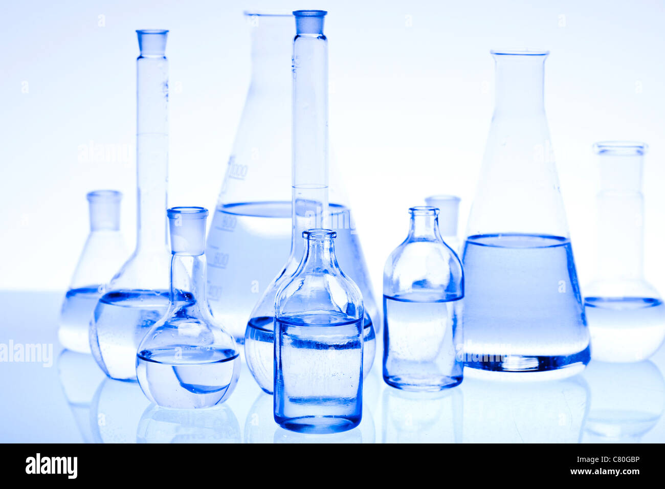 Biochemistry Laboratory and glass Stock Photo - Alamy