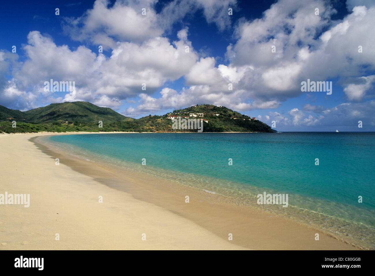 British Virgin Islands, Tortola, Beef Island, Long Bay Stock Photo - Alamy