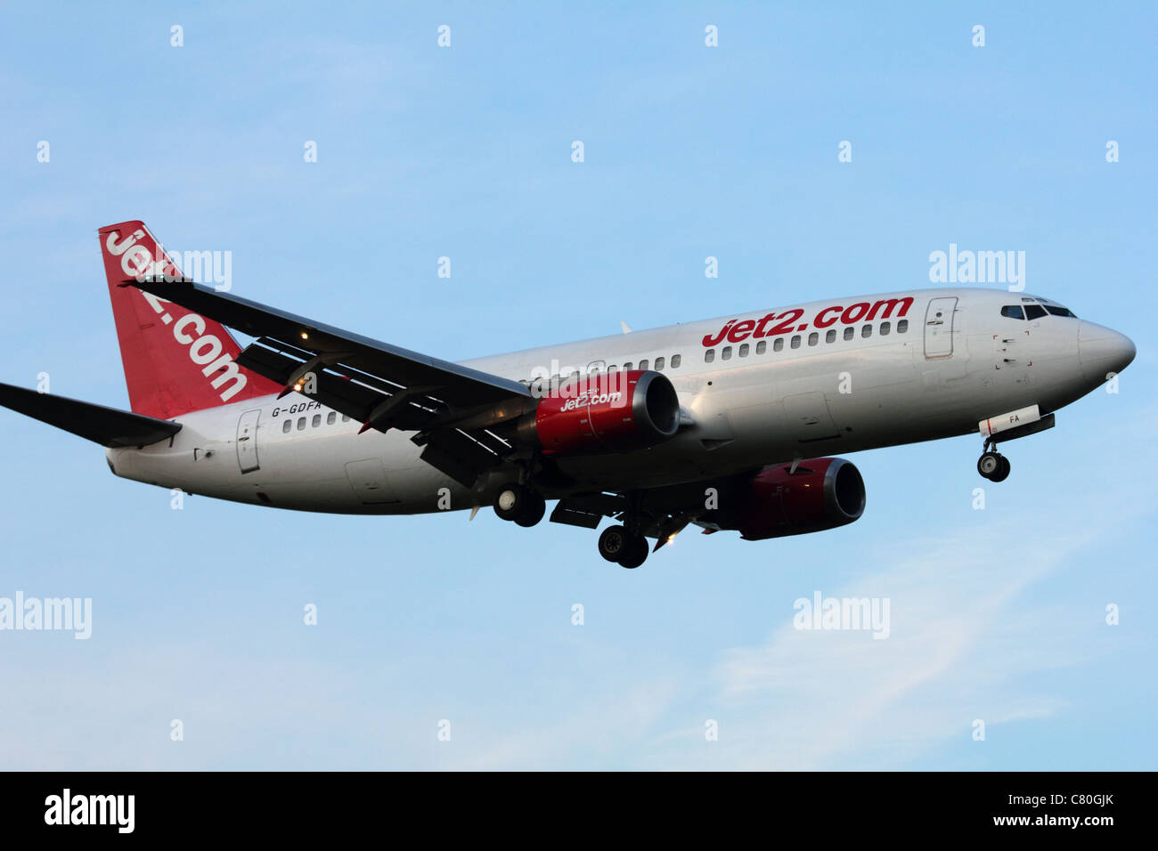 Boeing 737 Jet 2 Holiday aeroplane G-GDFA Stock Photo - Alamy