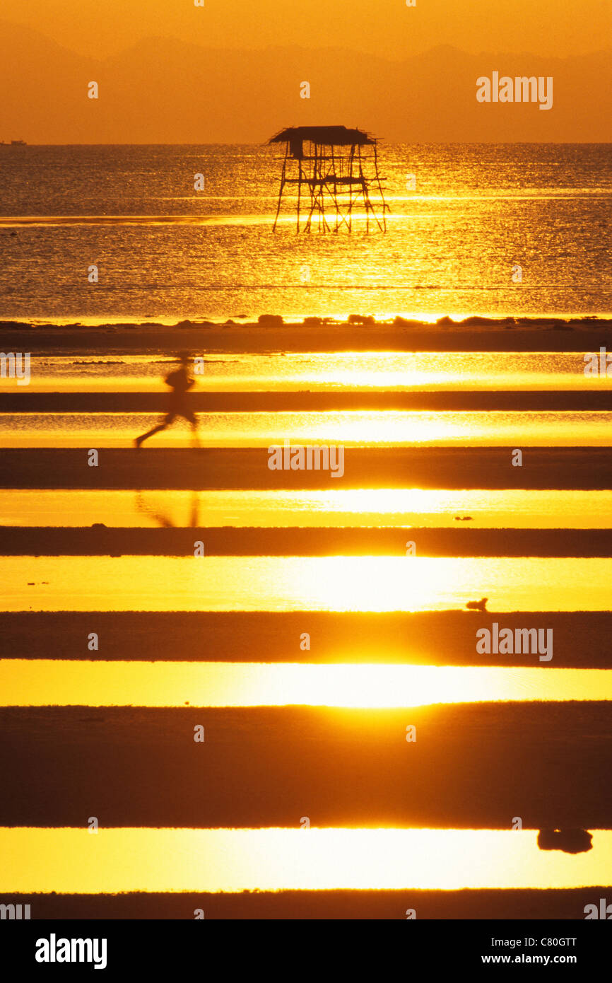 Thailand, Koh Samui Island, Nathon West Coastline at Sunset Stock Photo ...