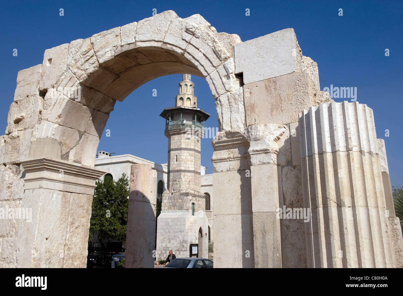 Damascus straight street hi-res stock photography and images - Alamy
