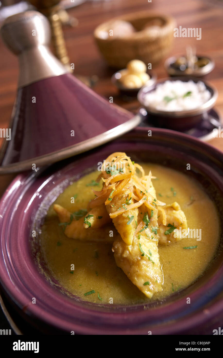 Morocco, Marrakech Le Foundouk Restaurant Stock Photo - Alamy