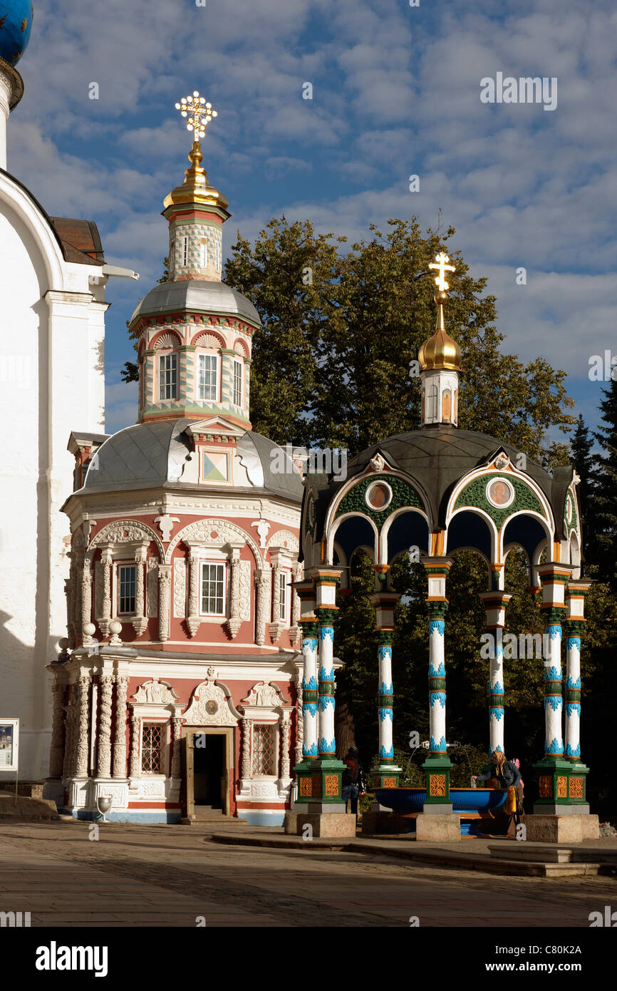 Russia, Sergiev Posad (Zagorsk), St Serge Holy Trinity Monastery, Holy ...