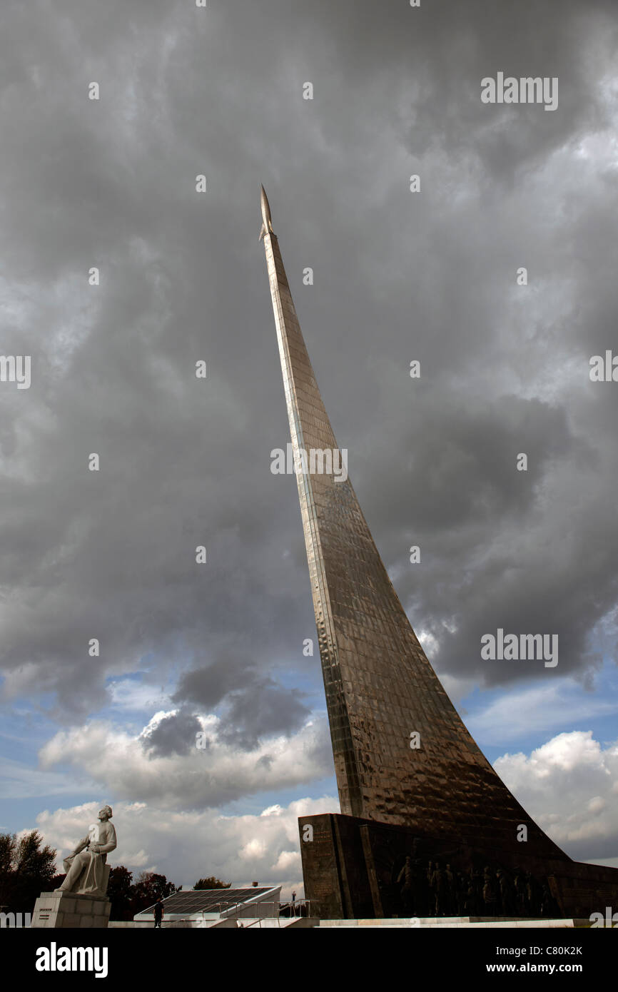 Russia, Moscow, Cosmos Space Monument Stock Photo - Alamy