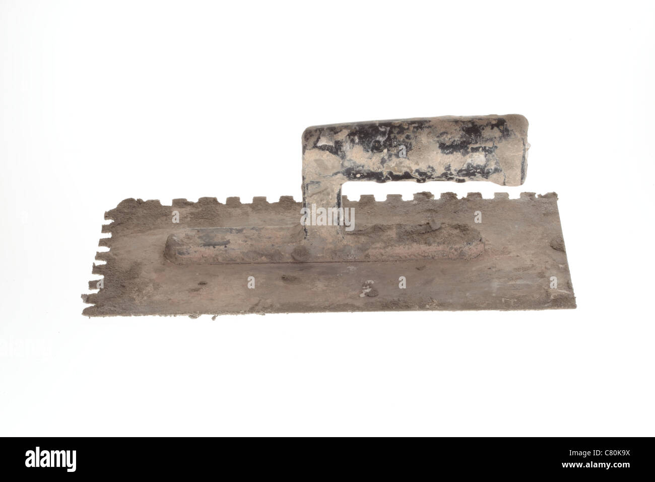rusty dirty scraper isolated on white background Stock Photo - Alamy