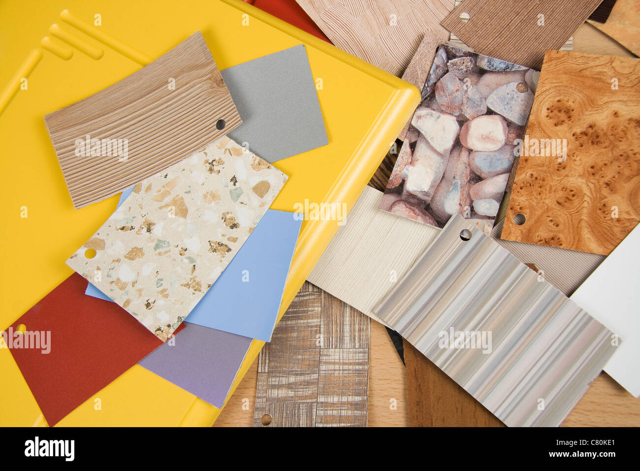 Interior Design Concepts. Samples of various texture Stock Photo - Alamy