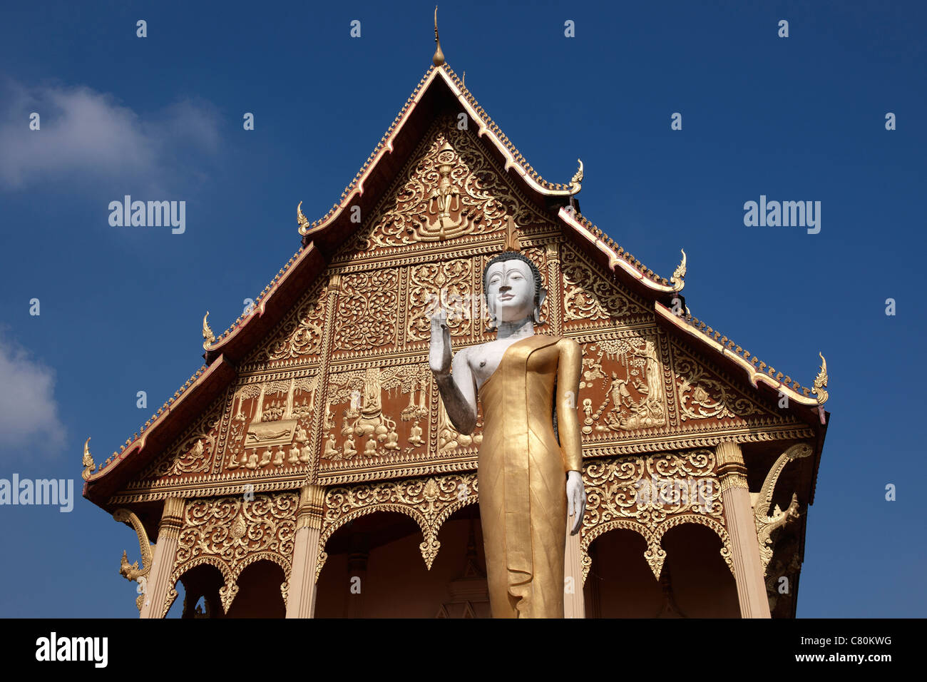 Buddhist temples of laos hi-res stock photography and images - Alamy
