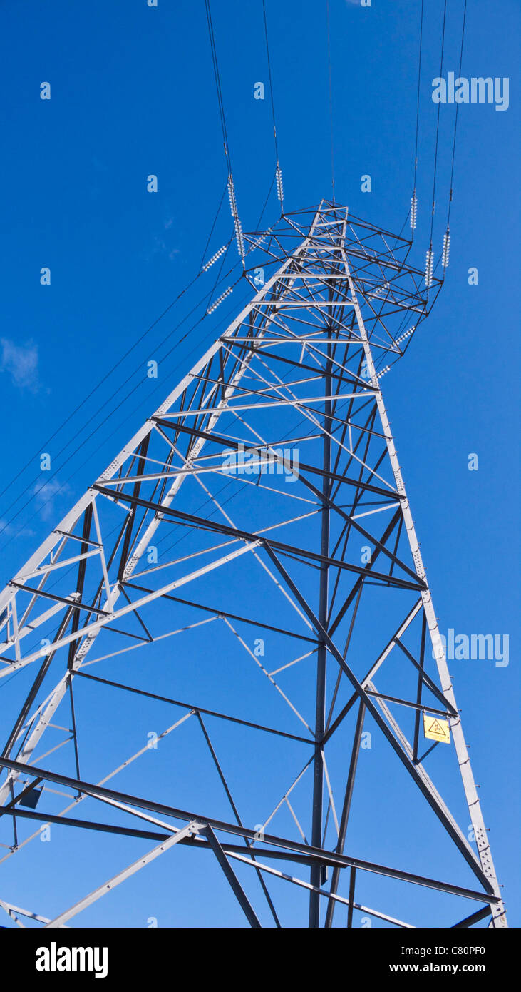 Electricity pylon England GB UK EU Europe Stock Photo - Alamy