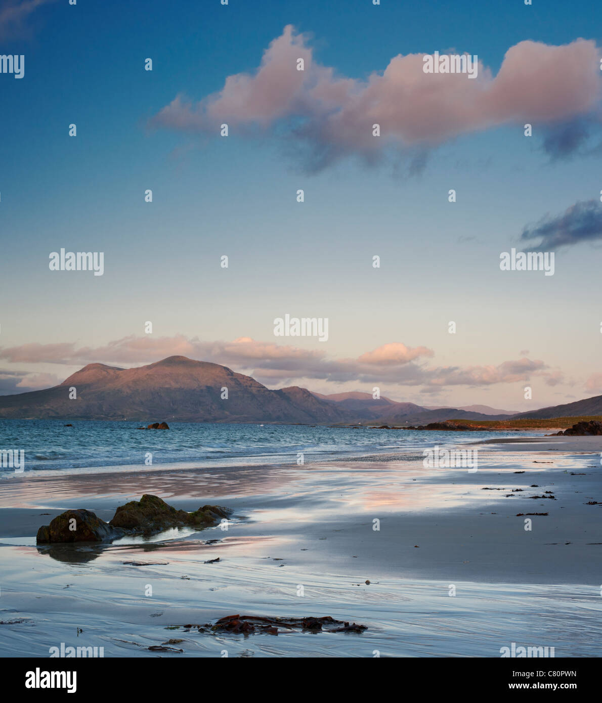 Renvyle Peninsula, Connemara, County Galway, Ireland, looking towards ...