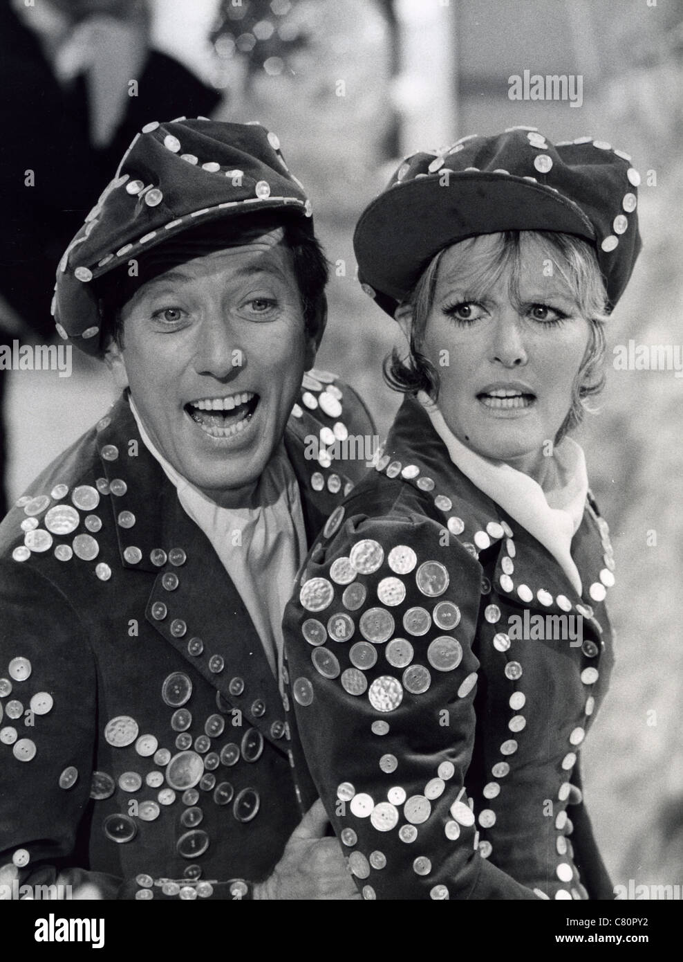 ANDY WILLIAMS US singer about 1975 with Petula Clark Stock Photo - Alamy