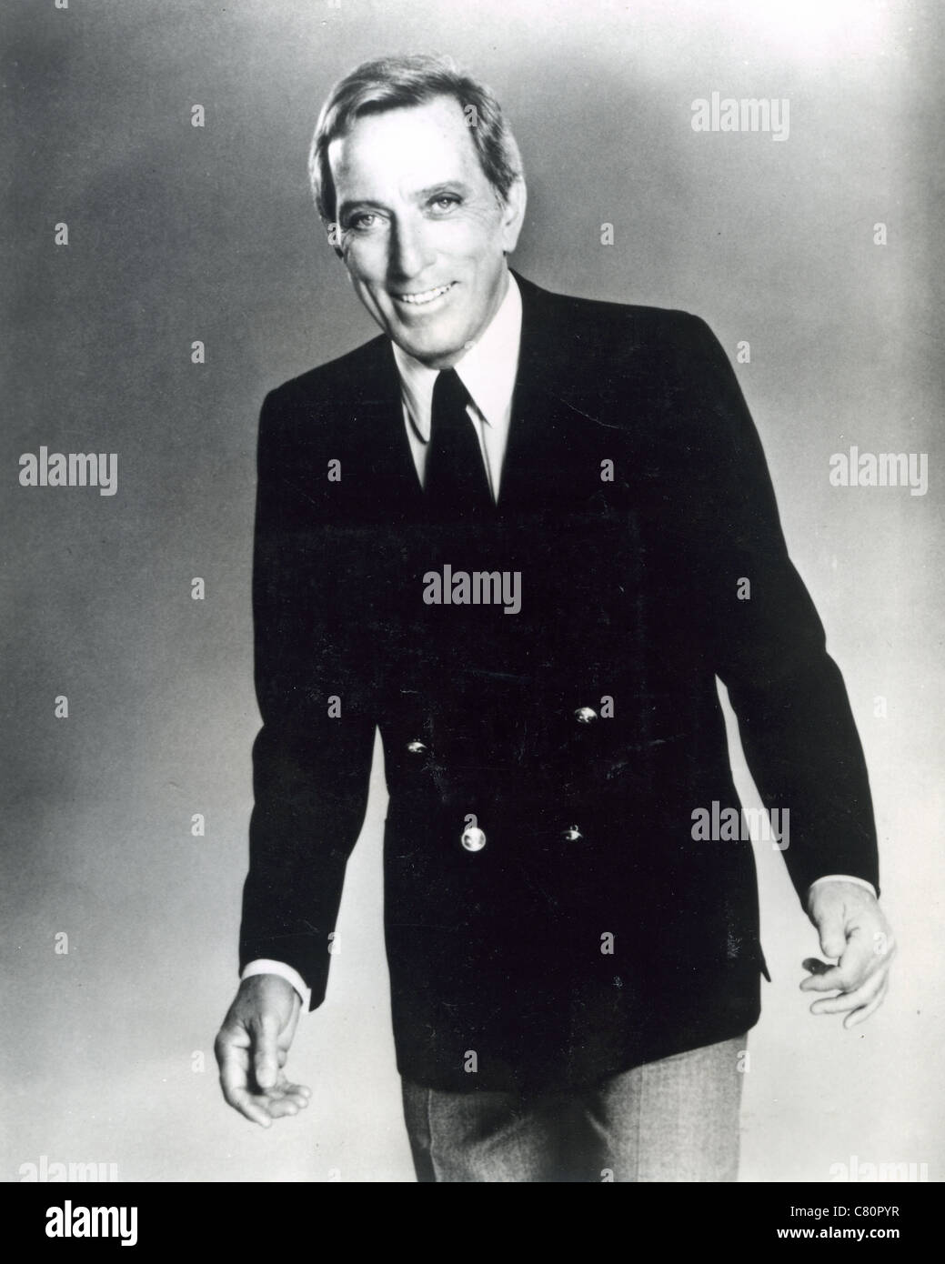 ANDY WILLIAMS Promotional photo of US singer about 1980 Stock Photo - Alamy